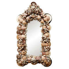 Italian Shell Mirror at 1stDibs