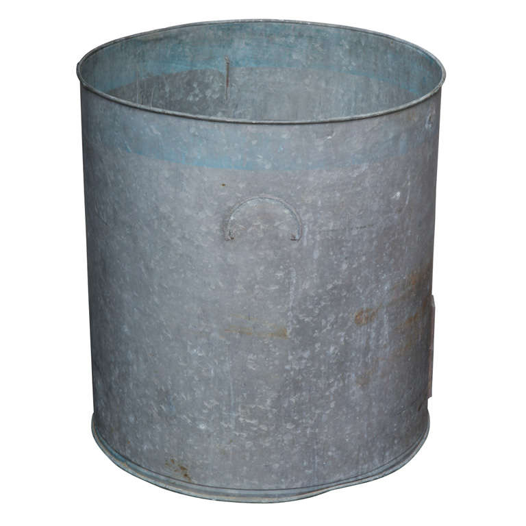 Galvanized Barrel at 1stDibs