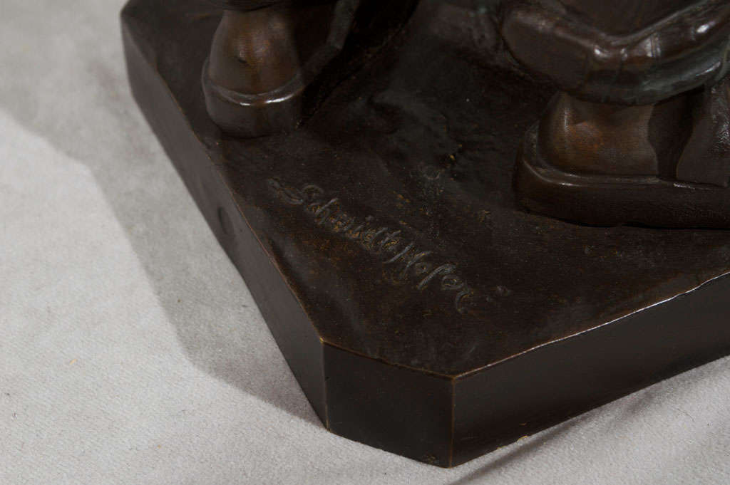 Bronze Statue of Foundry Worker at 1stDibs | bronze workers, still ...