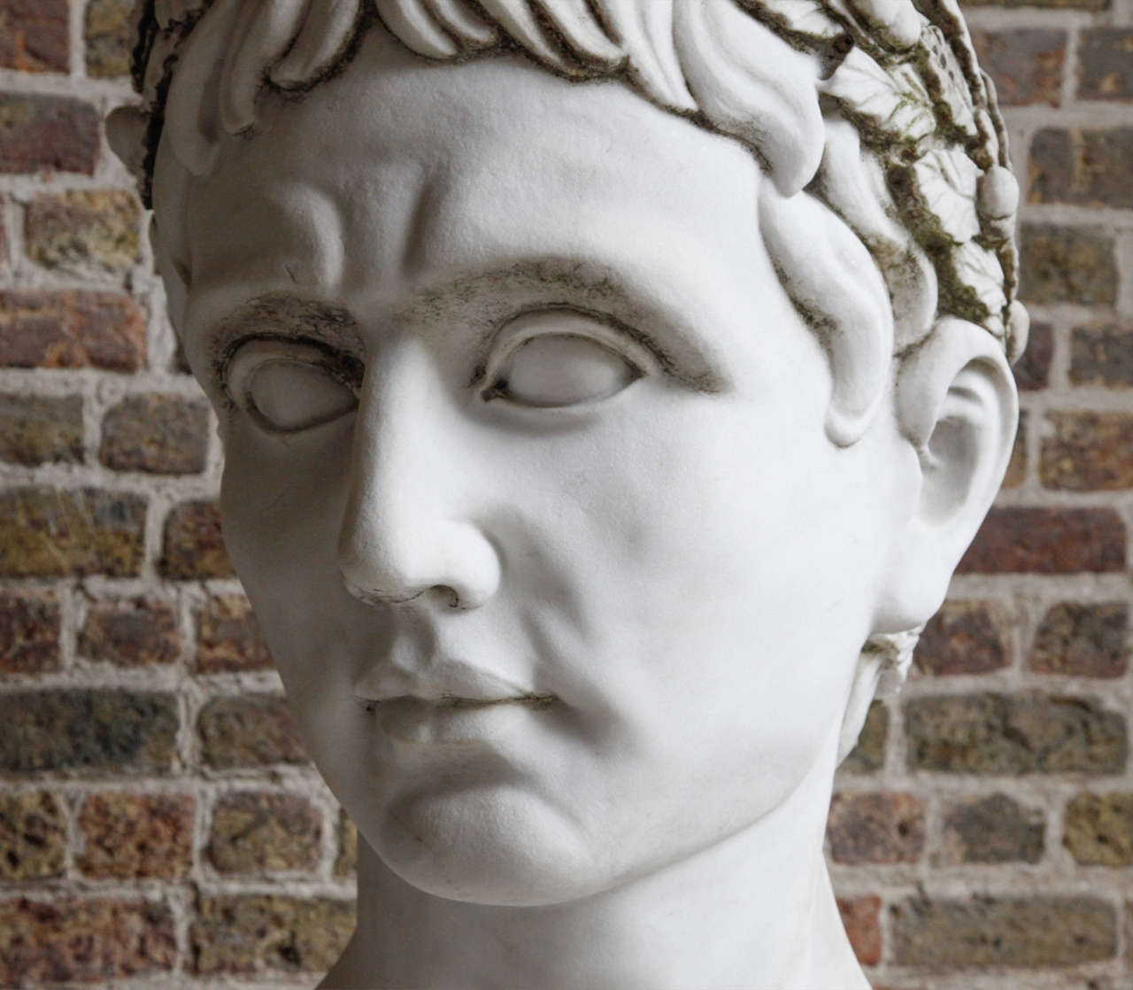 A Gigantic Carrara Bust Of Roman Emperor Augustus at 1stDibs