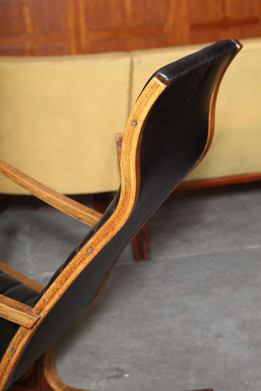 Vintage Japanese Rocking Chair by Kosuga at 1stDibs