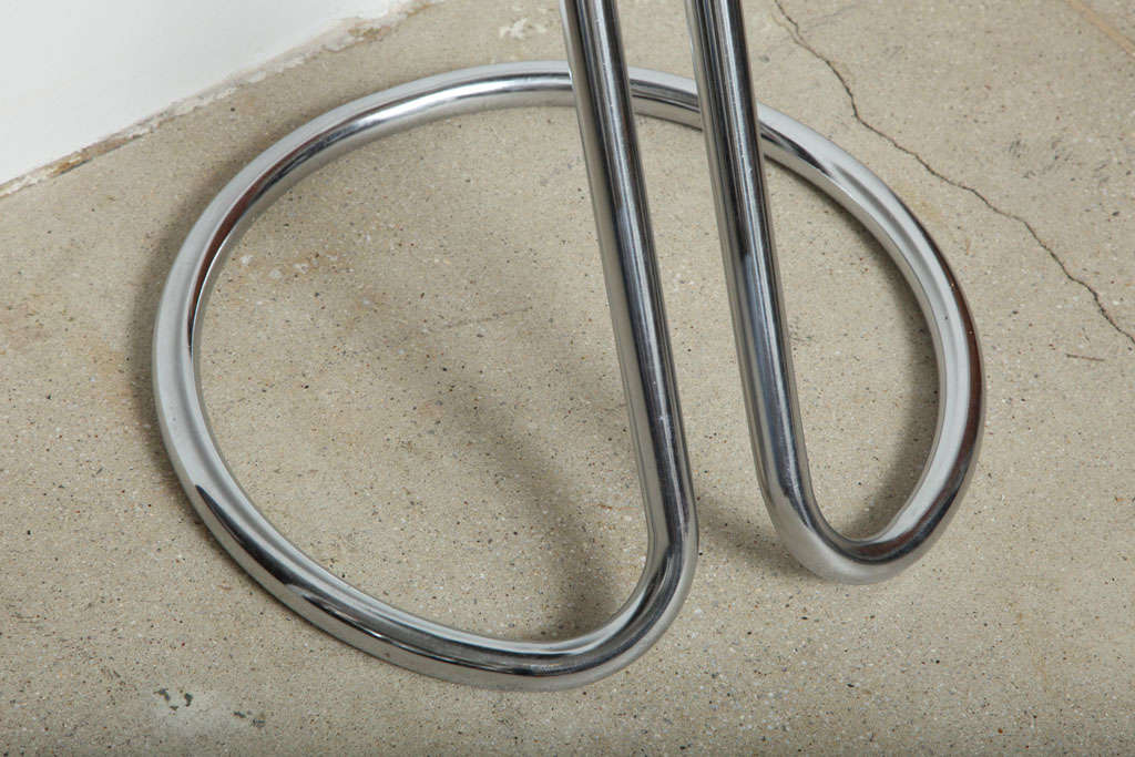 Z Chrome Counter Bar Stool by Gilbert Rohde for Troy Sunshade at ...