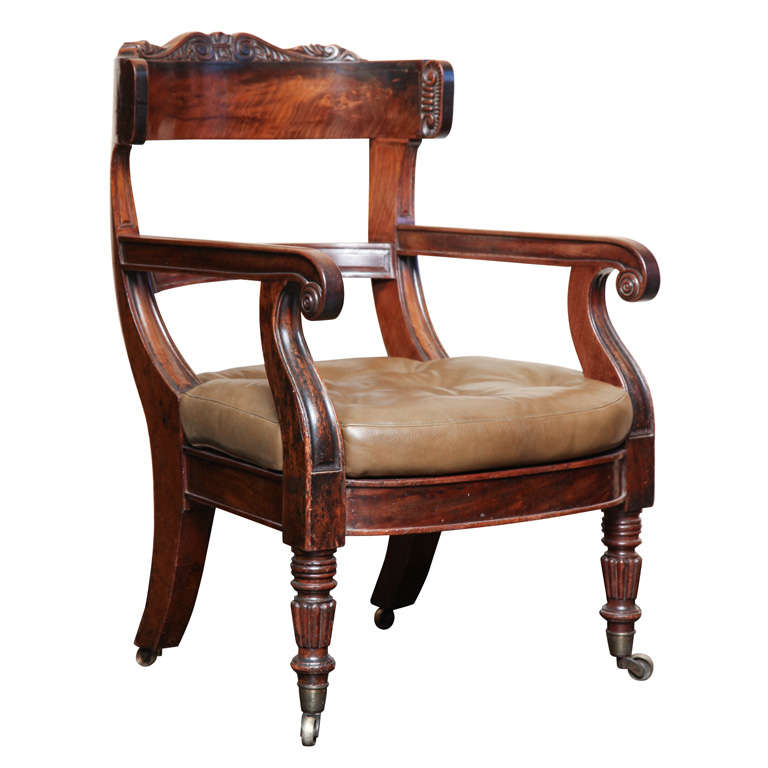 Exceptional, Early 19th Century, English armchair at 1stDibs