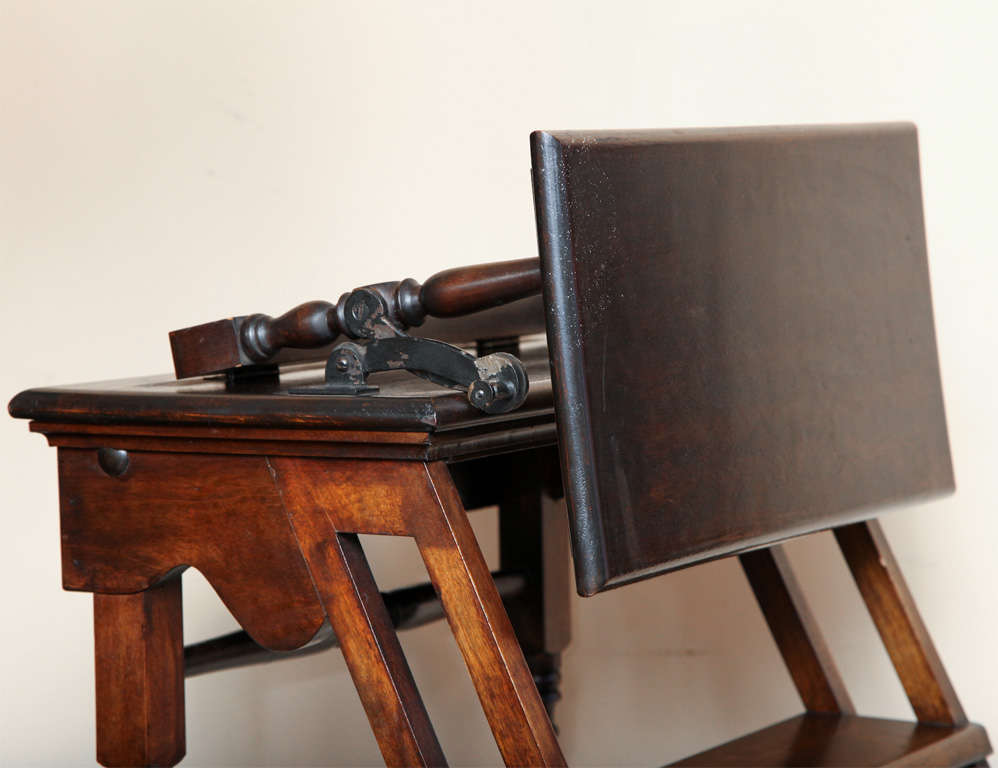 Library Ladder With A Book Rest at 1stDibs