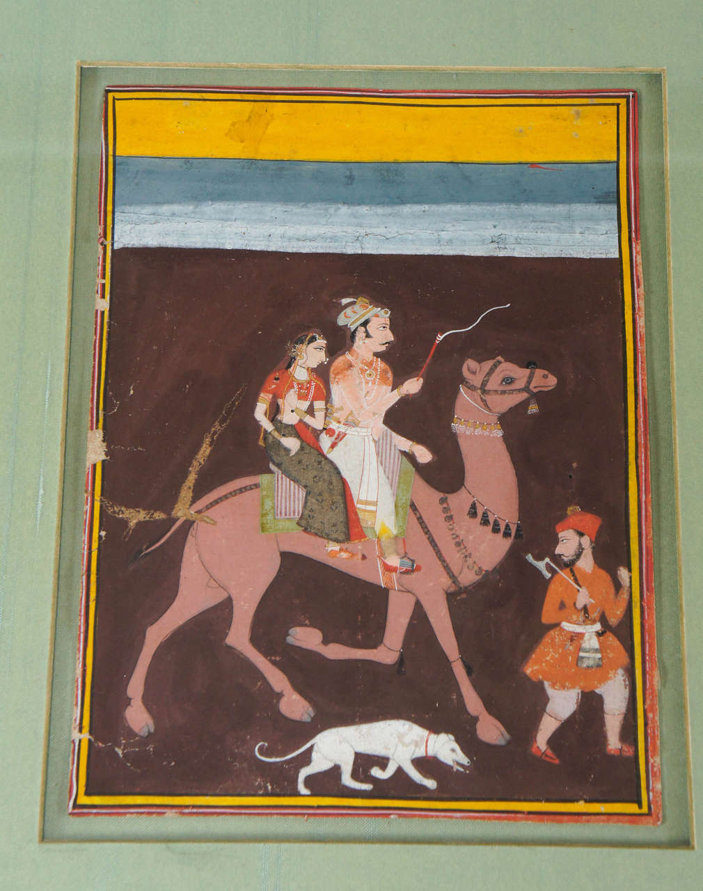 Mewar Rajput Painting on Paper, India, circa 1720 at 1stDibs