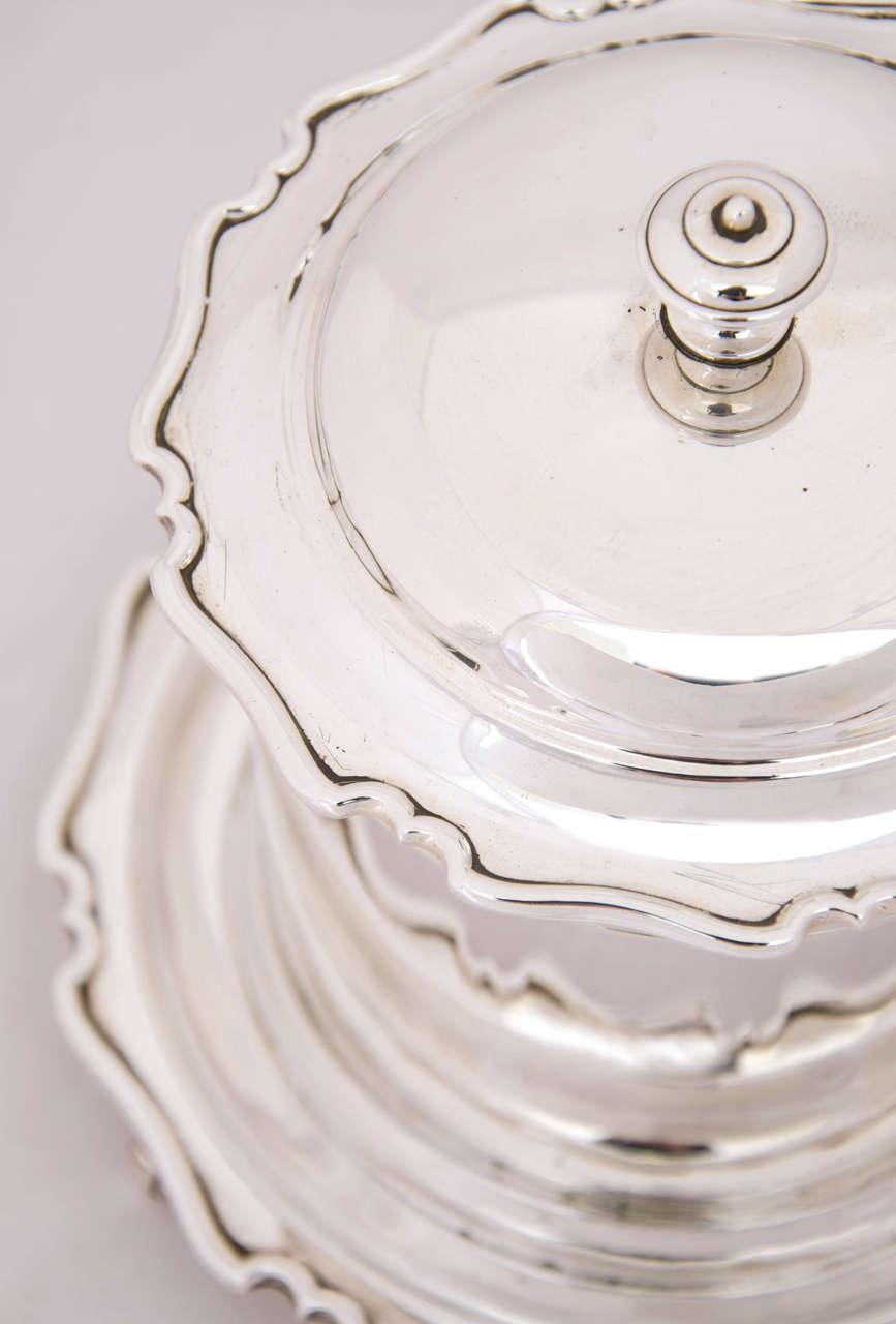 Sterling Silver Biscuit Box For Sale at 1stDibs | silver biscuit.com ...