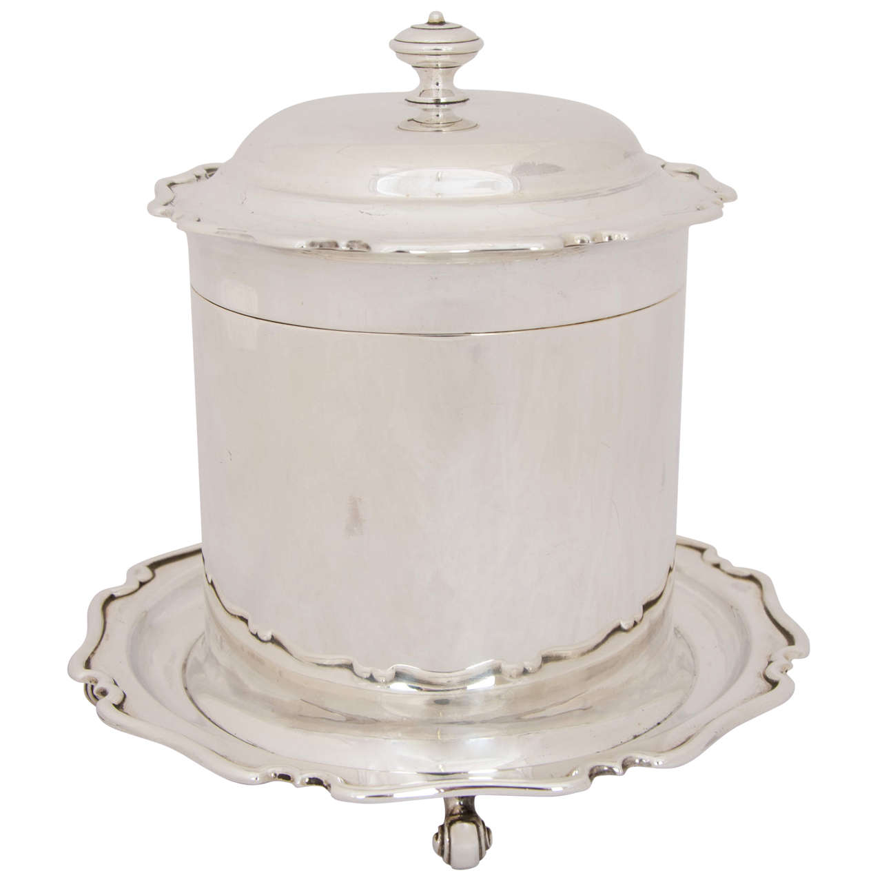 Sterling Silver Biscuit Box For Sale at 1stDibs | silverbiscuit.com ...
