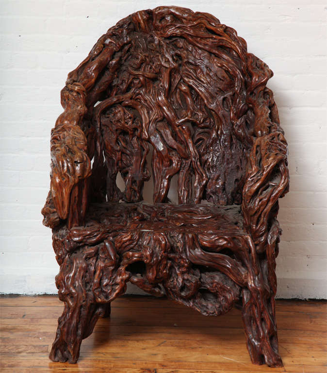 Natural Root Chair at 1stDibs