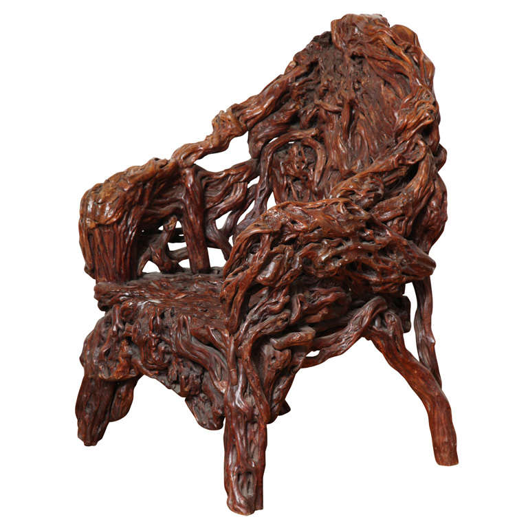 Natural Root Chair at 1stDibs