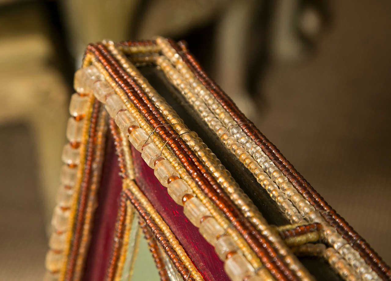 Faceted Foil Back Mirrors at 1stDibs