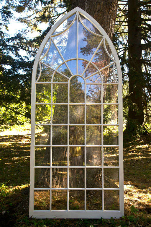 Pair of Gothic-style Arched Windows at 1stDibs