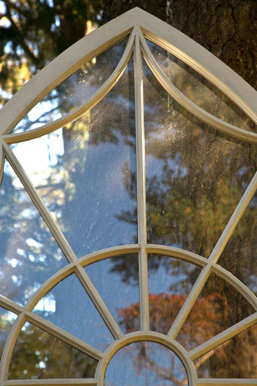 Pair of Gothic-style Arched Windows at 1stDibs