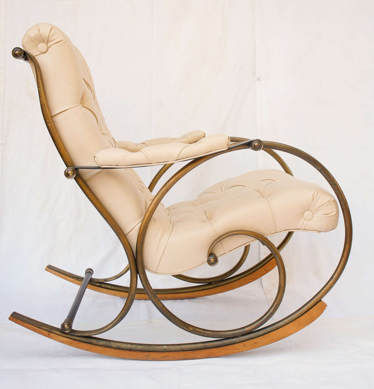Mid Century Woodard Rocker at 1stDibs