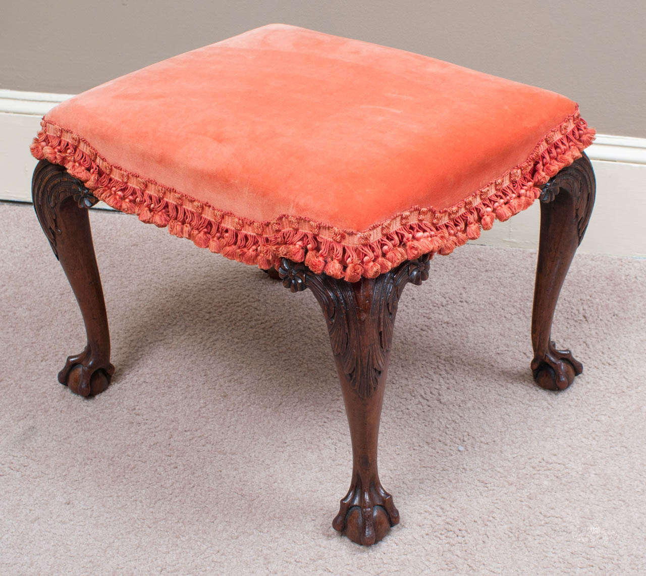 George II Chippendale Stool at 1stDibs