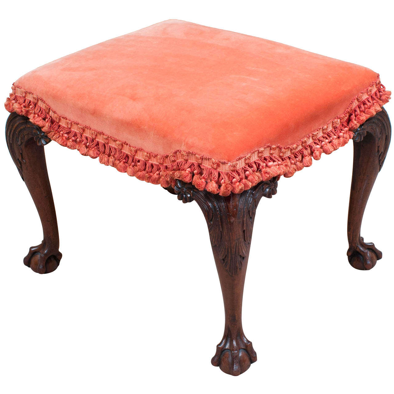George II Chippendale Stool at 1stDibs