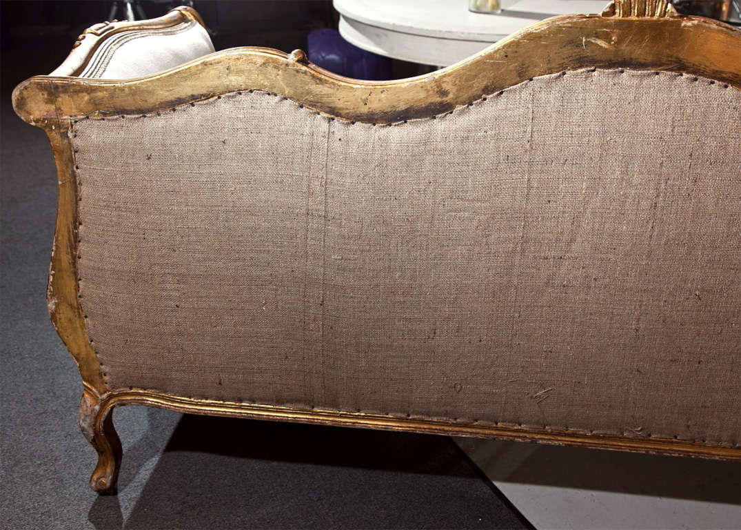 French Rococo Style Giltwood Canape Sofa at 1stDibs | rococo sofa ...