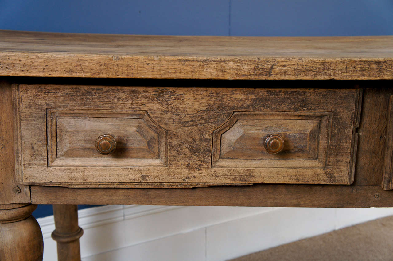 Baroque Style Oak Sideboard For Sale at 1stDibs
