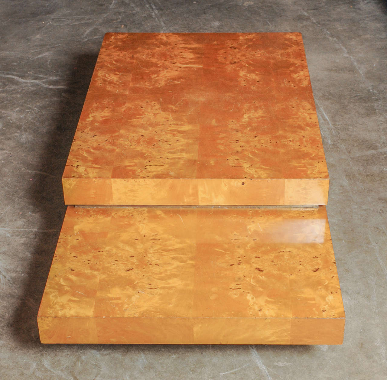Lemon Wood Rolling Coffee Table at 1stDibs | kingma lumber, lemon wood ...