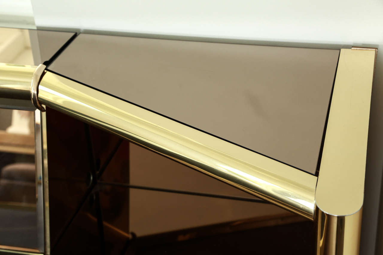 Stunning Brass and Bronze Mirrored Bed Set by Ello at 1stDibs | ello ...