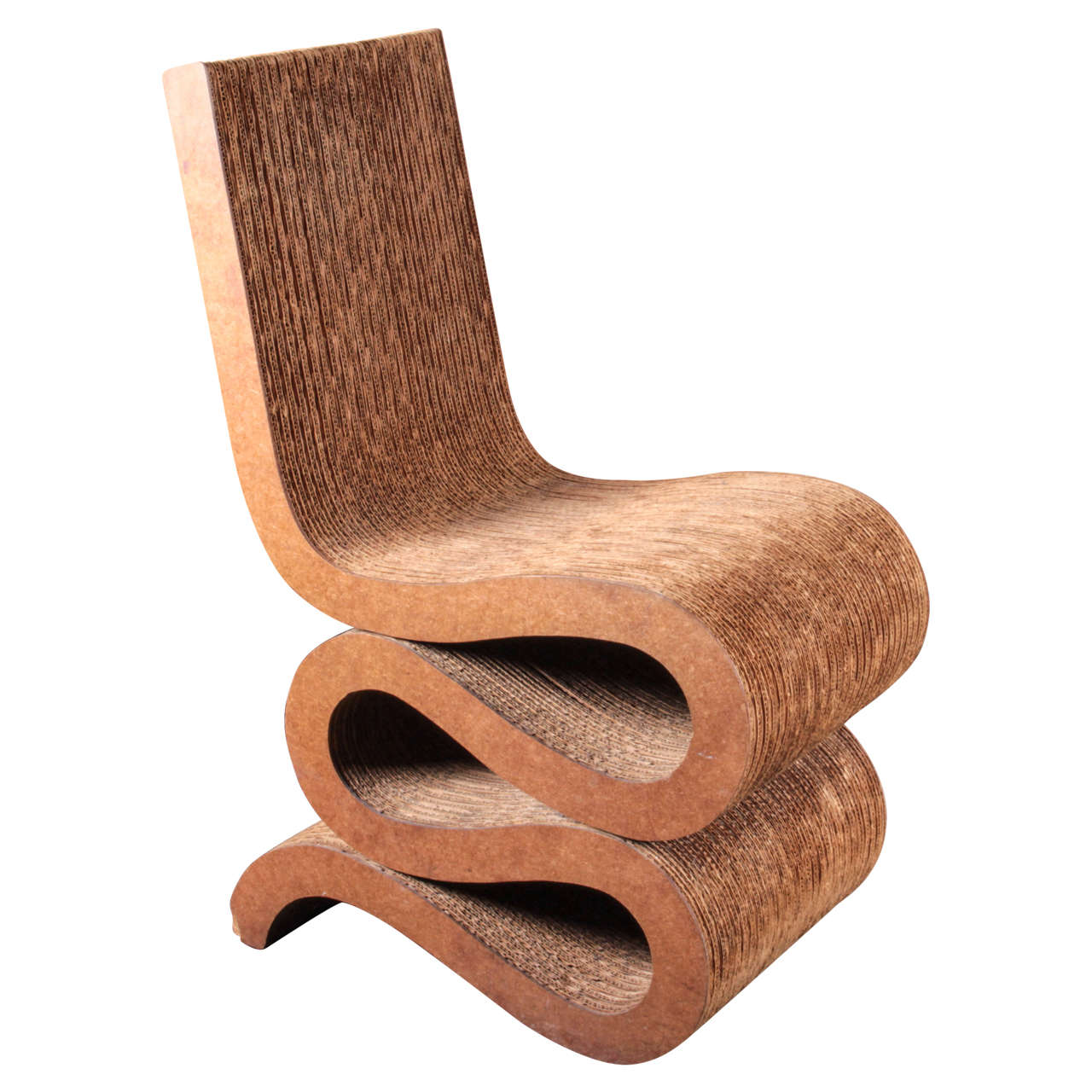 Pair of Frank Gehry "Wiggle" Side Chairs, Designed in 1972 at 1stDibs