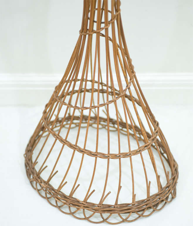 Vintage Wicker Dress Form. at 1stDibs | vintage wicker mannequin ...