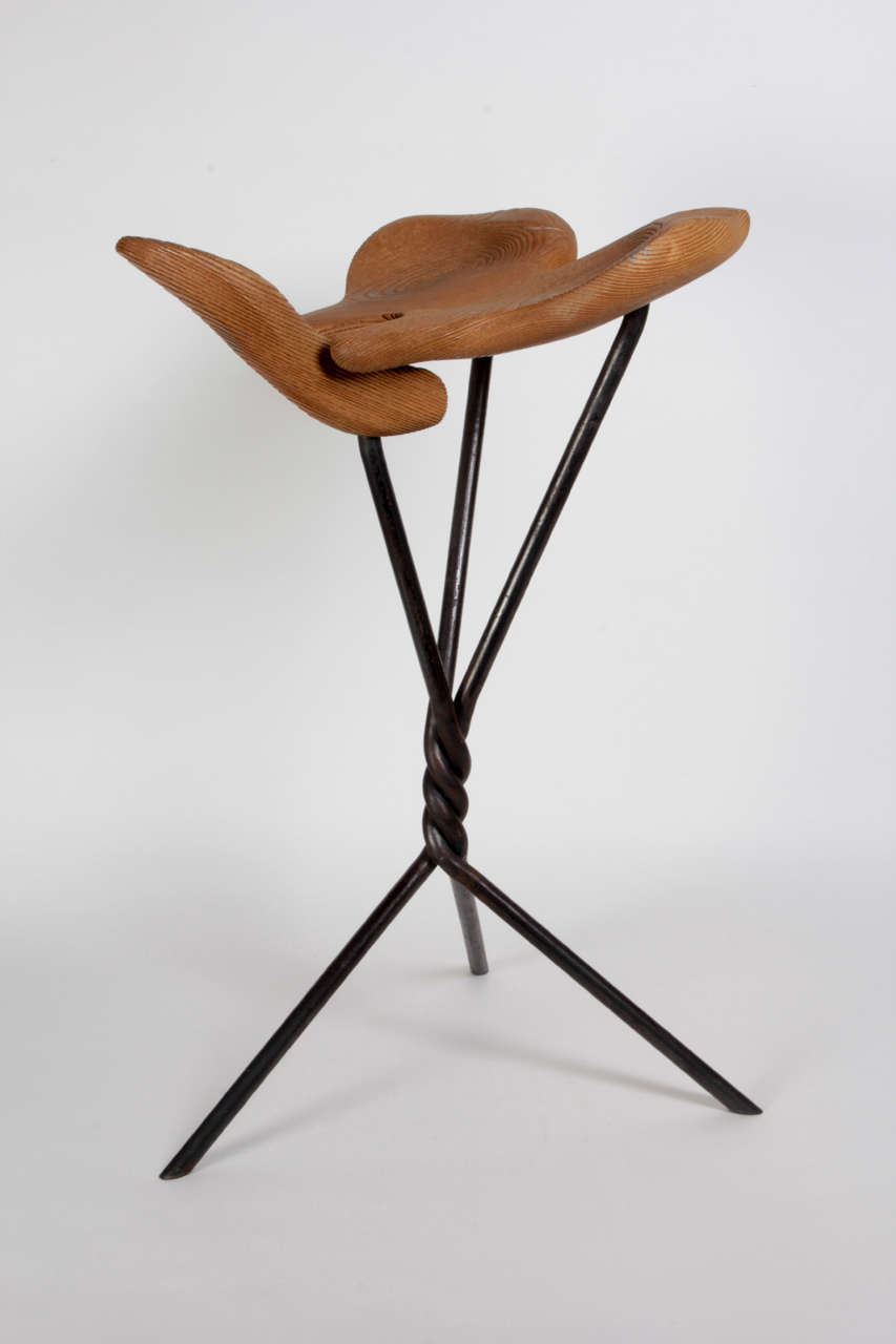 Nigel Coates Rare, Early and Iconic "Genie" stool 1988 For Sale at 1stDibs