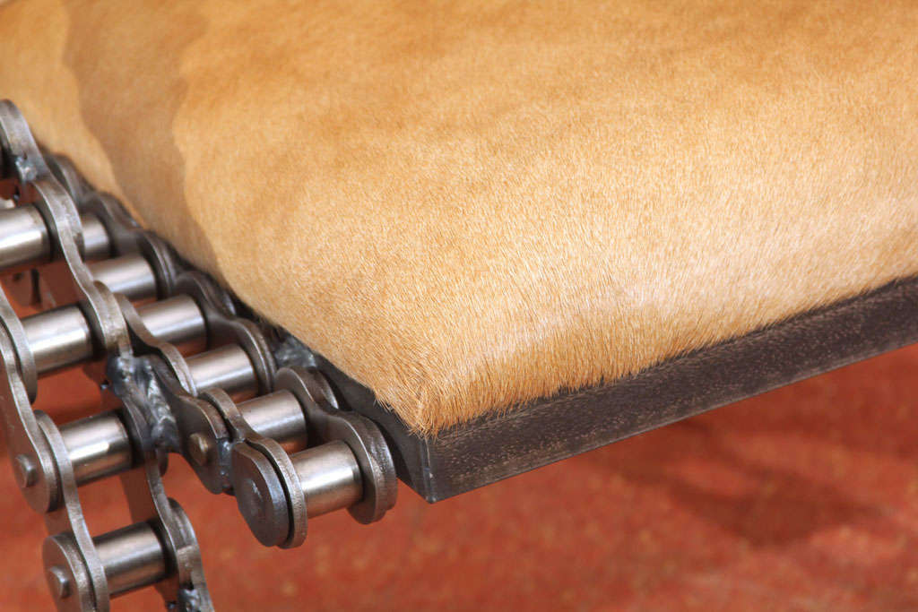 Custom Roller Chain Chair at 1stDibs