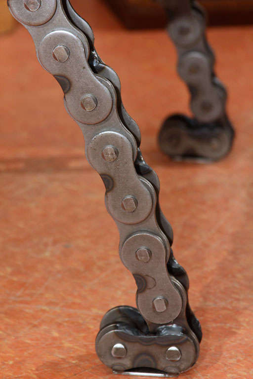 Custom Roller Chain Chair at 1stDibs