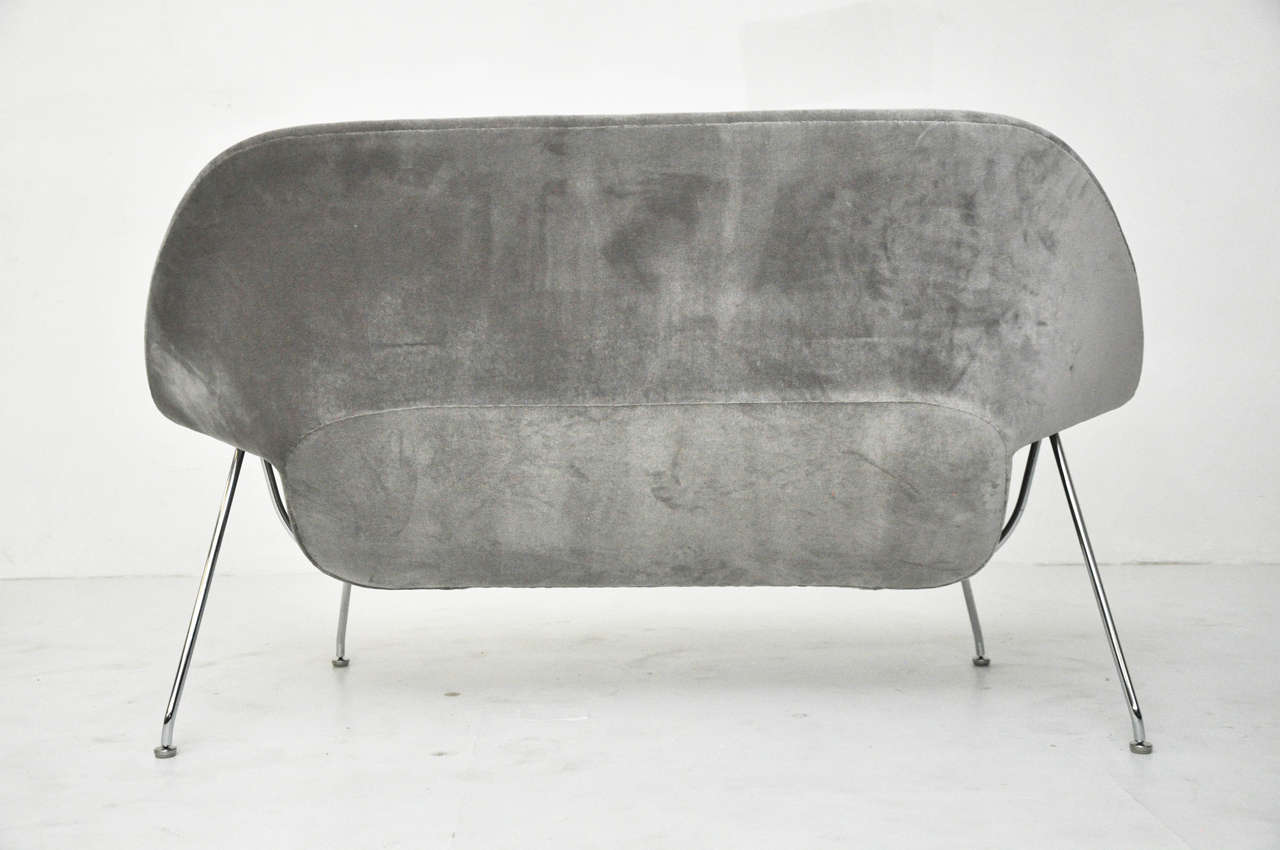 Eero Saarinen Womb Settee for Knoll at 1stDibs | knoll womb settee ...