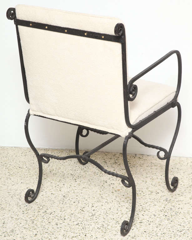 Pair of Iron Chairs at 1stDibs