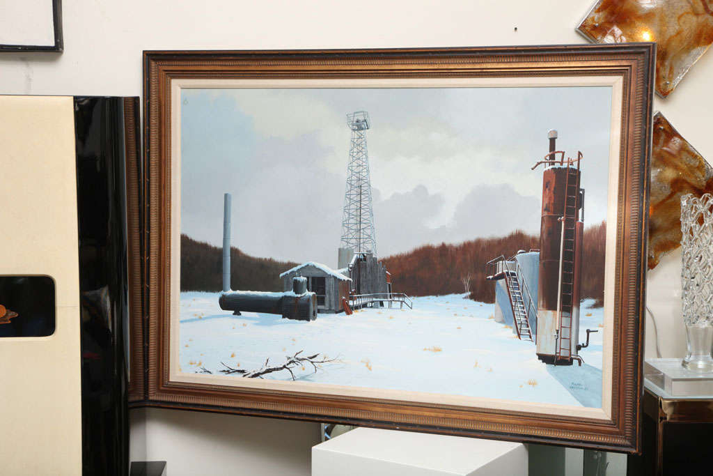 Urban Contemporary Oil on Canvas Piece by Michel Ardisson For Sale at ...