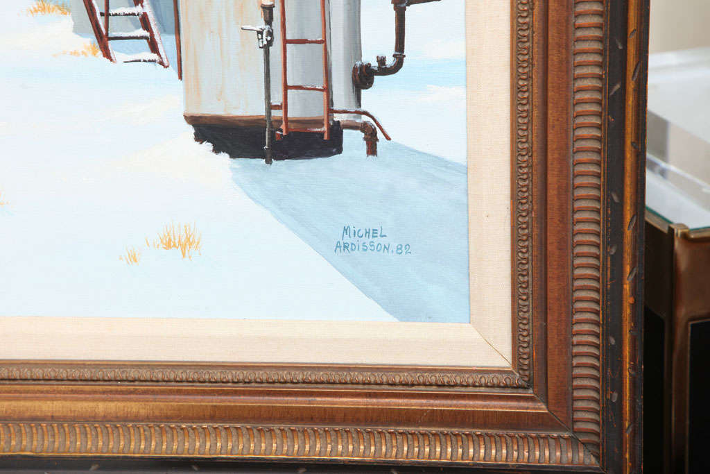 Urban Contemporary Oil on Canvas Piece by Michel Ardisson For Sale at ...