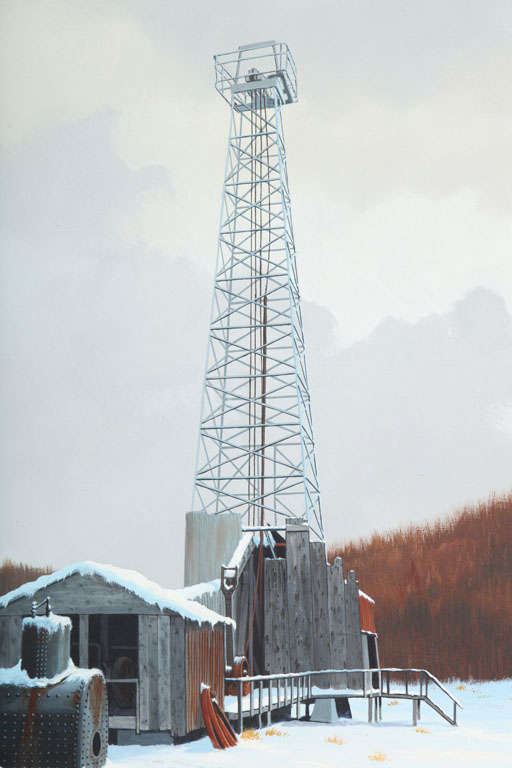 Urban Contemporary Oil on Canvas Piece by Michel Ardisson For Sale at ...