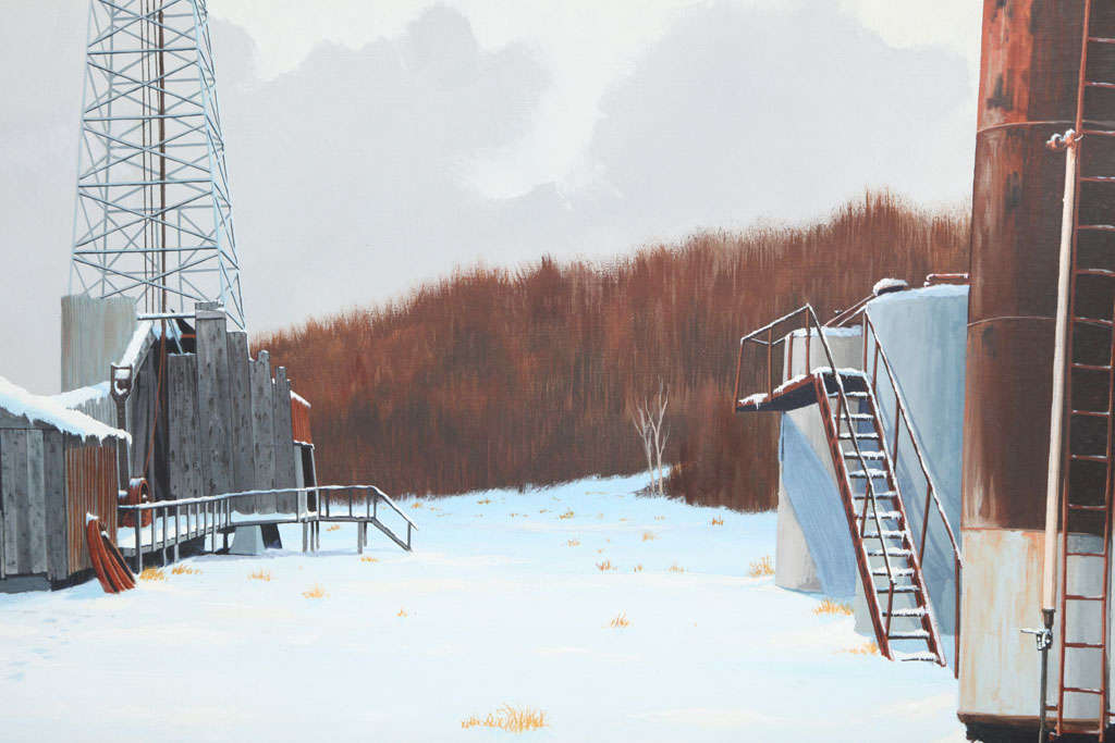 Urban Contemporary Oil on Canvas Piece by Michel Ardisson For Sale at ...