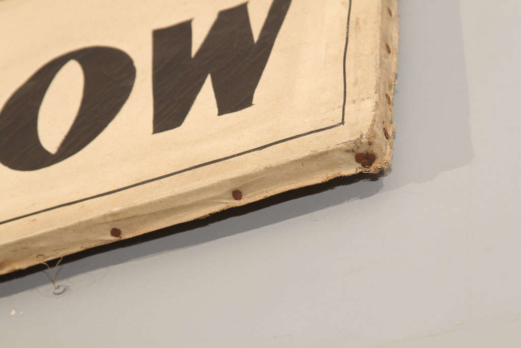 Hand-Painted Amateur Show Sign from Carnival Magic Show at 1stDibs