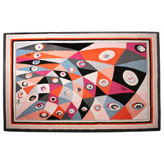 Signed Emilio Pucci Rug at 1stDibs