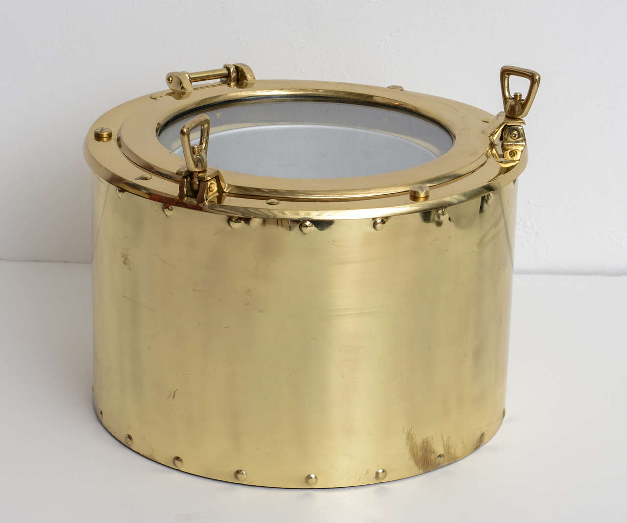Amazing Porthole / Nautical Brass Icebucket at 1stDibs | nautical ice ...