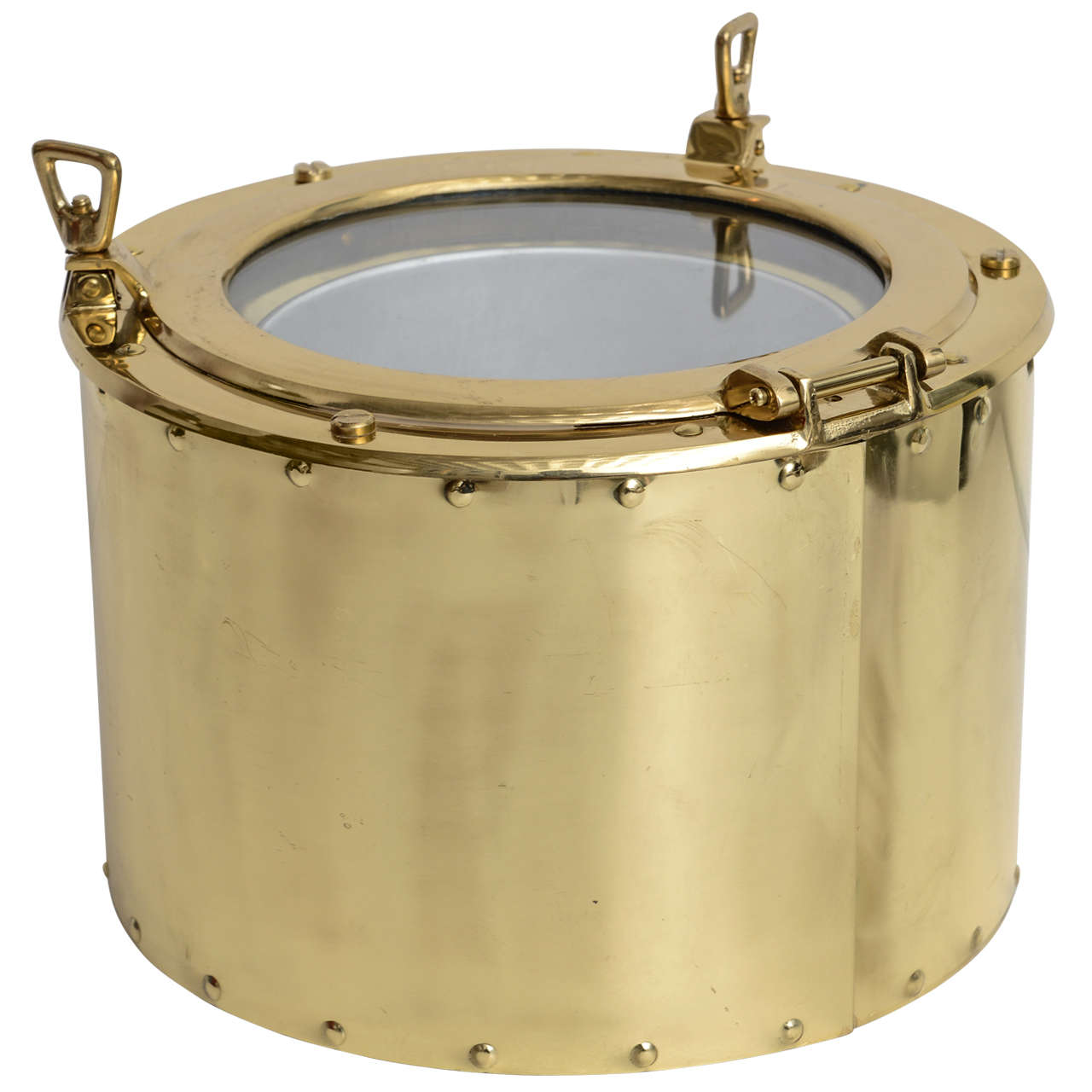 Amazing Porthole / Nautical Brass Icebucket at 1stDibs | nautical ice ...