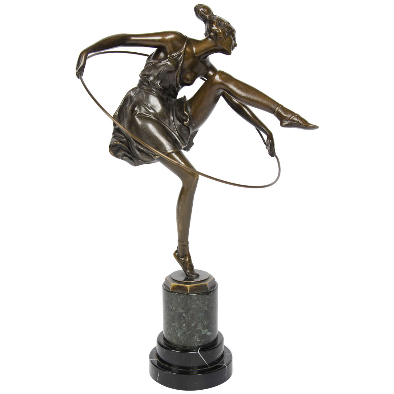 Art Deco Bronze Figure by Bruno Zach For Sale at 1stDibs