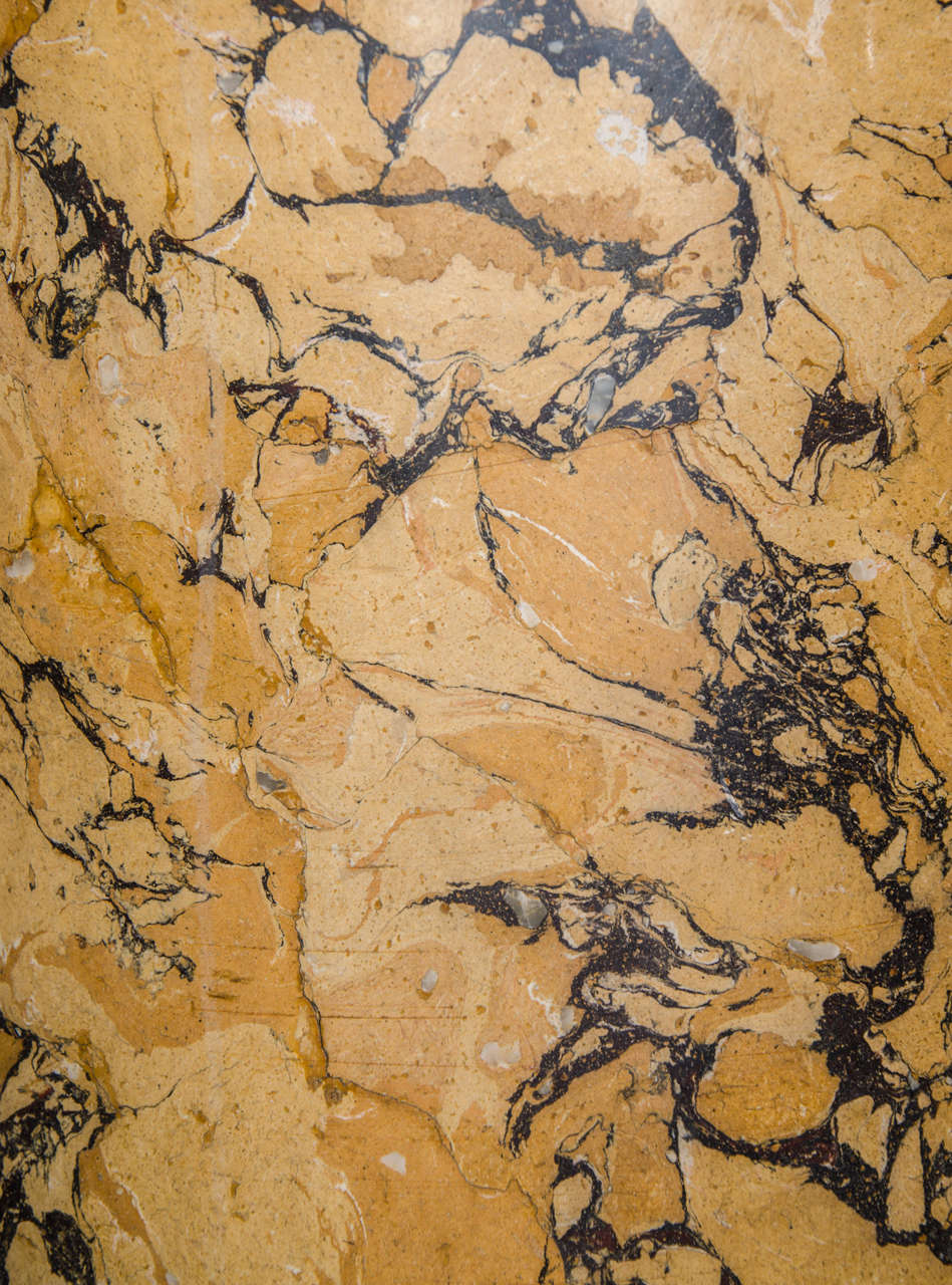 Tall Sienna Scagliola Column at 1stDibs