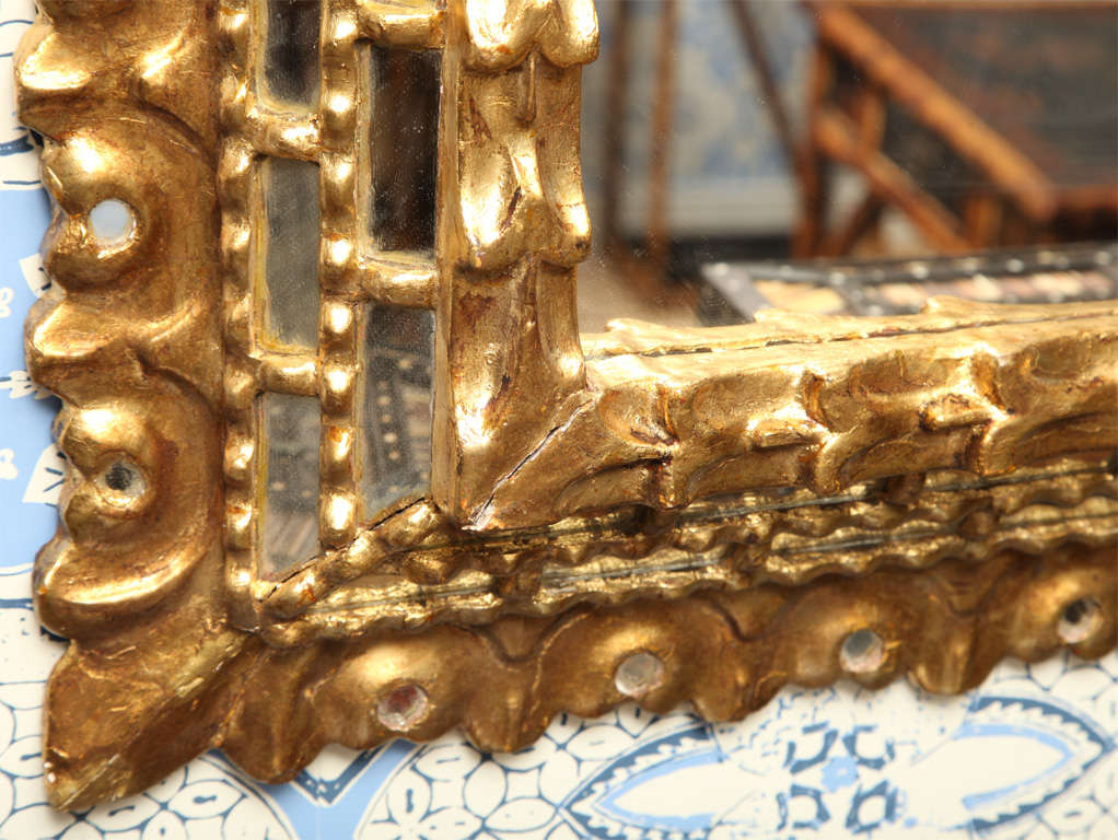 Large Rectangle European Mirror at 1stDibs
