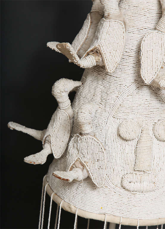 Yoruba Tribe Ceremonial Beaded Headdress at 1stDibs | yoruba ...