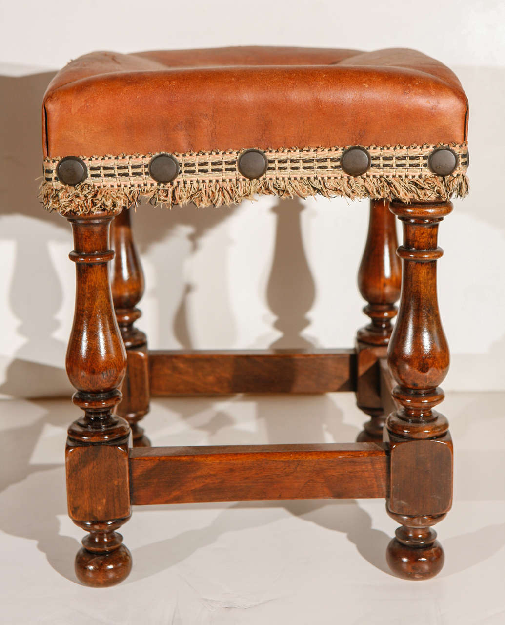 Tuscan, Walnut Footstools For Sale at 1stDibs