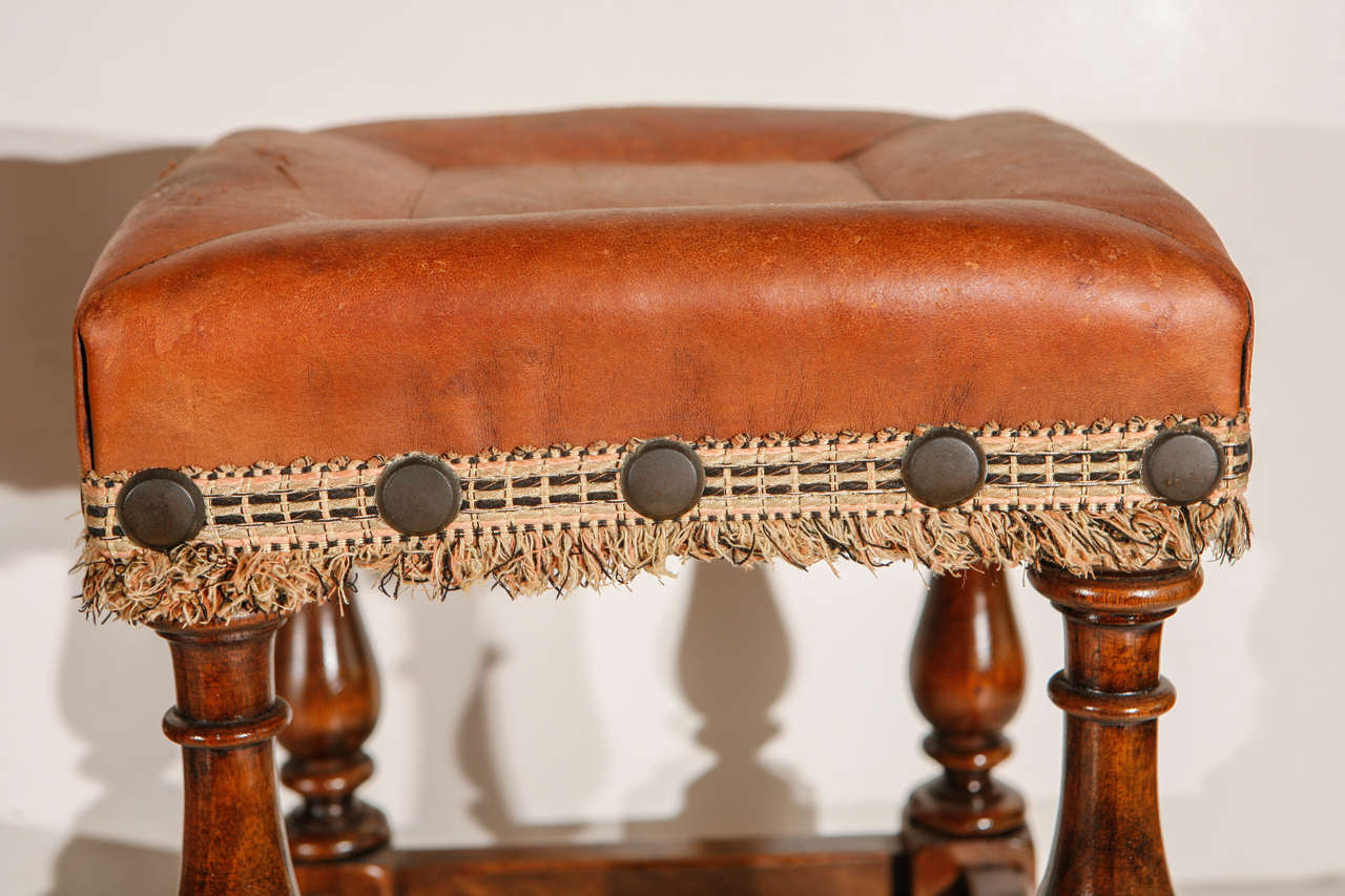 Tuscan, Walnut Footstools For Sale at 1stDibs
