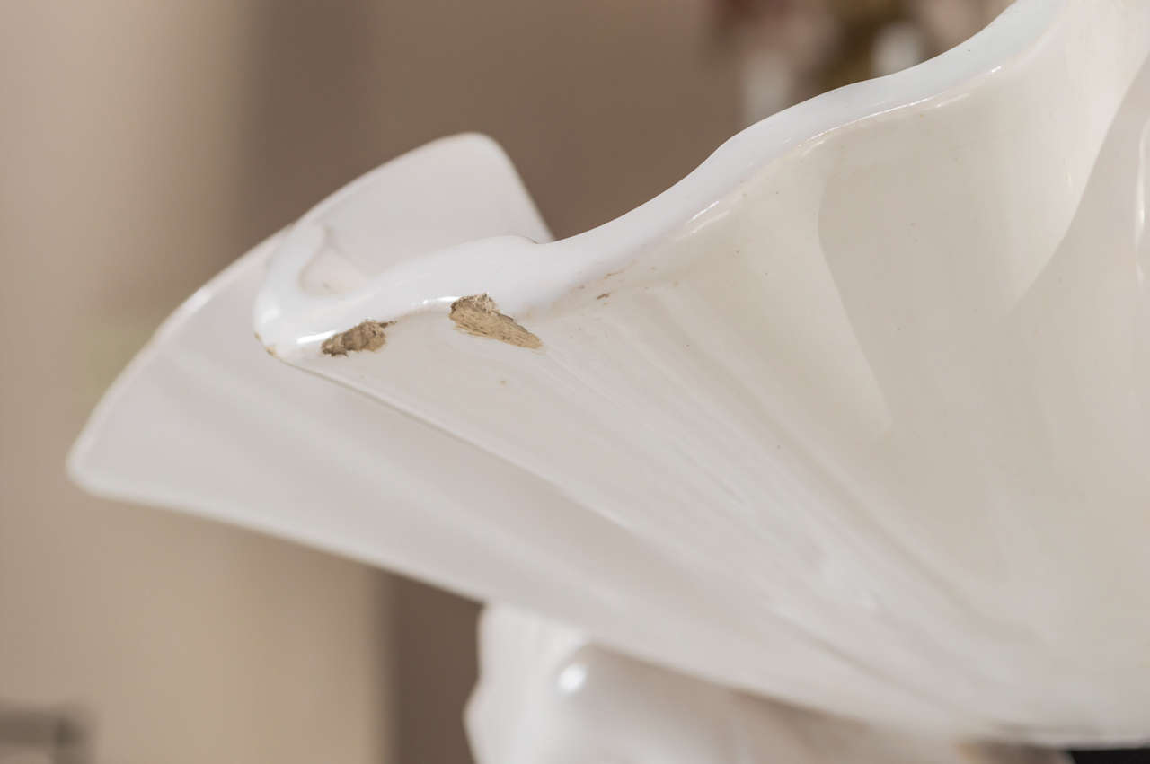 Sue and Mare Glazed Ceramic Bowl with Dolphin Motif at 1stDibs