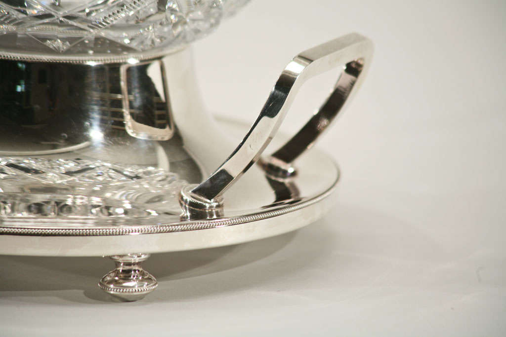 WMF Globe-Shaped Cut Crystal Punchbowl On Stand For Sale at 1stDibs ...