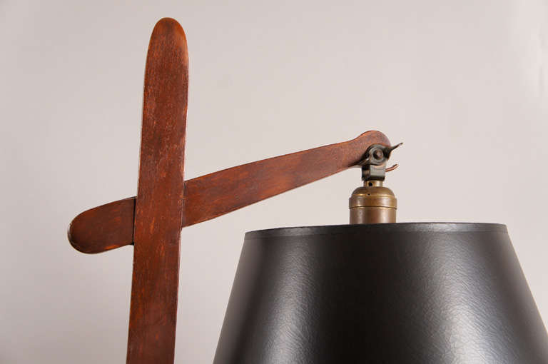 Cushman Maple Floor Lamp at 1stDibs