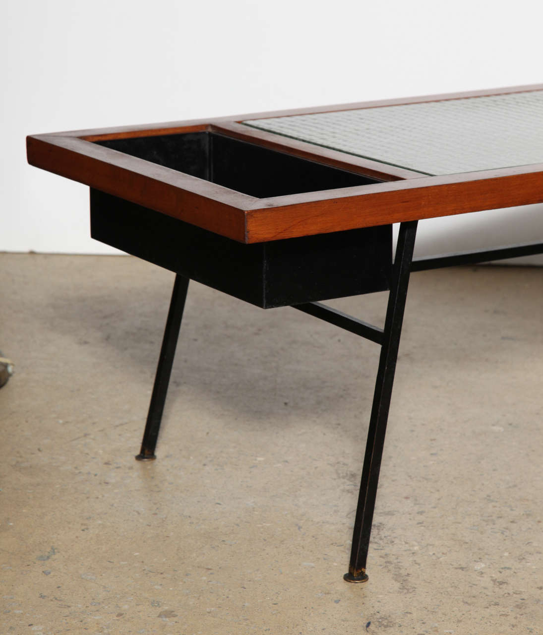early Cal Vista California Modern Planter Coffee Table at 1stDibs