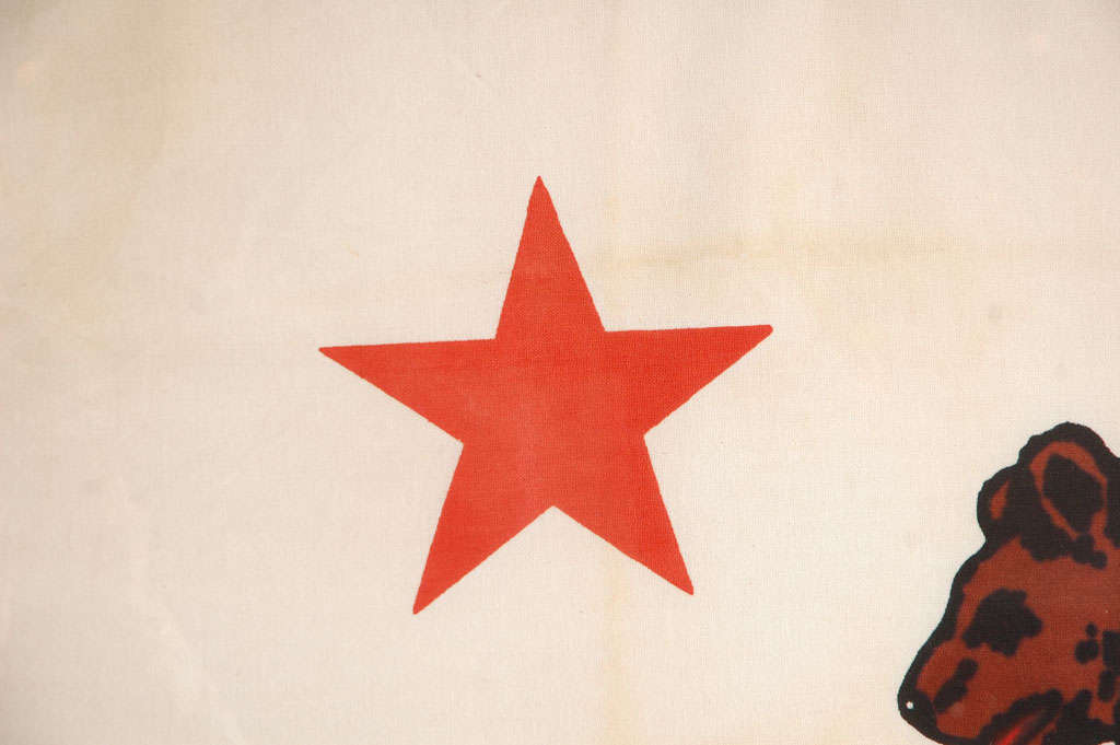 Large Vintage California State Flag at 1stDibs