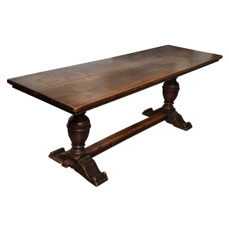 Tuscan Dark Wood Console Table at 1stDibs | dark wood console tables ...